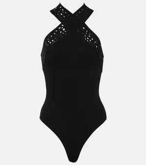 Alaïa Vienne Halterneck Bodysuit
