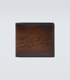 Berluti Makore Scritto Leather Wallet
