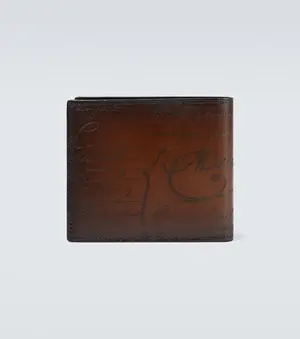 Berluti Makore Scritto Leather Wallet
