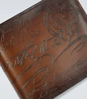 Berluti Makore Scritto Leather Wallet