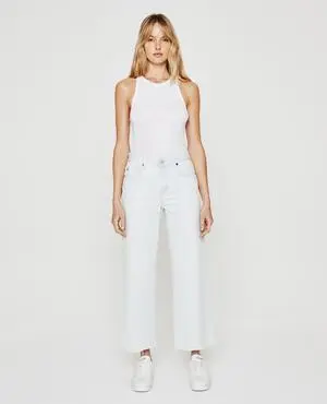 Ag Saige Wide Leg Crop - Tide Pool