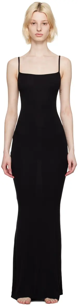 SKIMS SKIMS Soft Lounge Long Slip Maxi Dress - Onyx