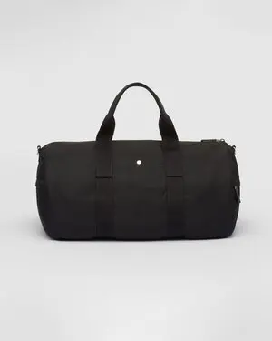 Prada Re-nylon And Saffiano Leather Duffle Bag