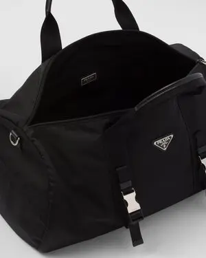 Prada Re-nylon And Saffiano Leather Duffle Bag