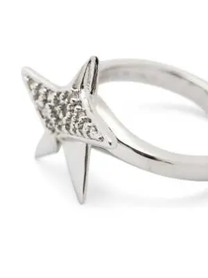 FERRAGAMO Logo-engraved Star-stud Ring