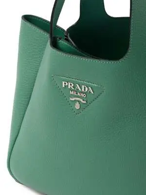 Prada Logo-plaque Tote Bag