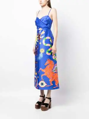 ALEMAIS Guardian Midi Dress