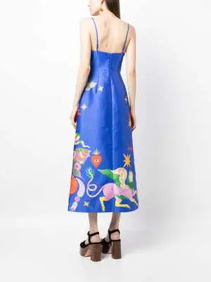 ALEMAIS Guardian Midi Dress