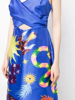 ALEMAIS Guardian Midi Dress