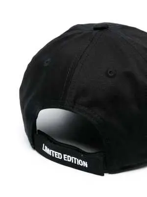 Vetements Logo-embroidered Curved-peak Cap