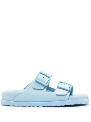 BIRKENSTOCK Arizona Leather Slides - Blue