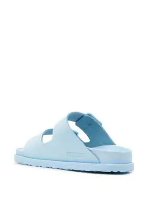 BIRKENSTOCK Arizona Leather Slides - Blue