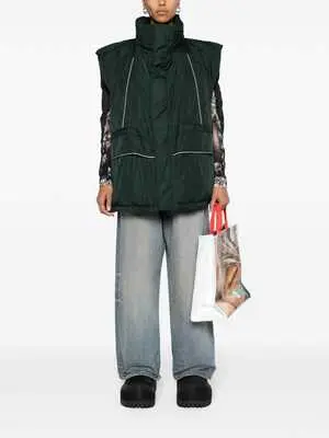 Balenciaga Logo Print Gilet
