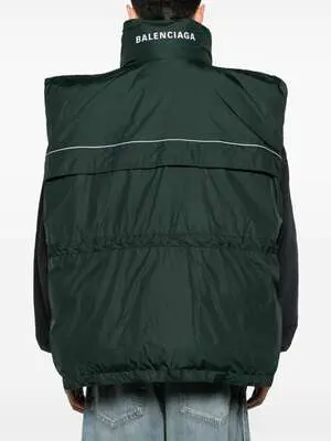 Balenciaga Logo Print Gilet