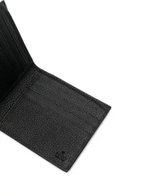 Gucci Jumbo Gg Leather Wallet - Black