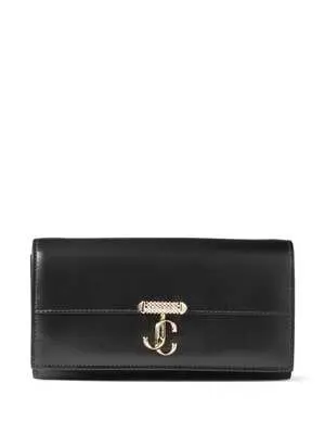 JIMMY CHOO Avenue Leather Chain Wallet