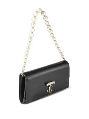 JIMMY CHOO Avenue Leather Chain Wallet