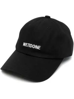 We11Done Logo-embroidered Baseball Cap - Black