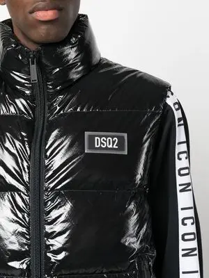 Dsquared2 Ultra Light Down Vest - Black
