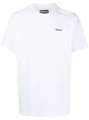 Barbour Logo-print Chest-pocket T-shirt - White