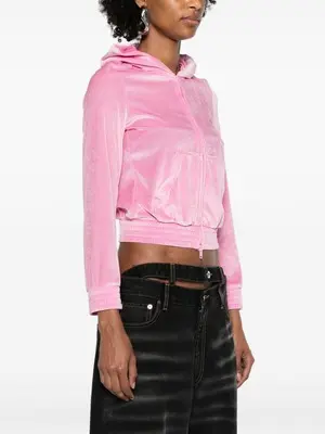 Balenciaga Bb Paris Zip-up Hoodie