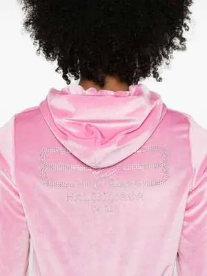 Balenciaga Bb Paris Zip-up Hoodie