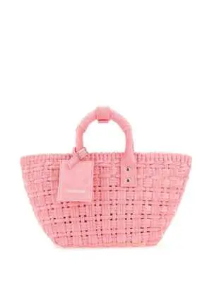 Balenciaga Xs Bistro Basket Tote - Pink