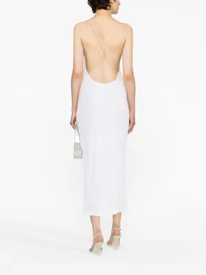ROTATE BY BIRGER CHRISTENSEN Sequin-embellished Slip Dress