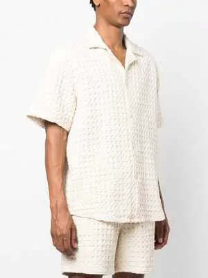 OAS Company Cuban-collar Woven Shirt