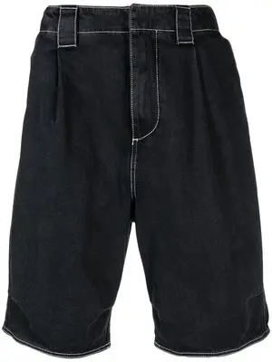 Sunnei Knee-length Denim Bermuda Shorts