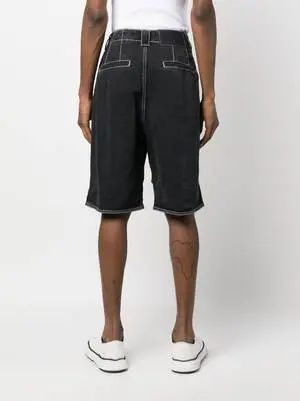 Sunnei Knee-length Denim Bermuda Shorts