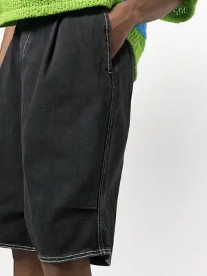 Sunnei Knee-length Denim Bermuda Shorts