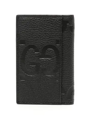 Gucci Jumbo Gg Leather Cardholder