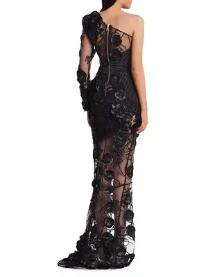 ZHIVAGO I Found Love One-shoulder Gown