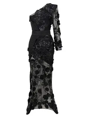 ZHIVAGO I Found Love One-shoulder Gown