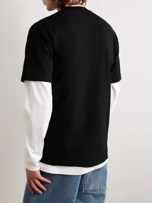 STRAY RATS Pixel Rat Logo-print Cotton-jersey T-shirt S