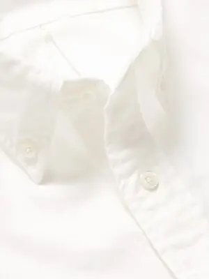 BEAMS Button-down Collar Cotton Oxford Shirt - Neutrals