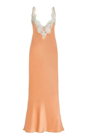 chinese dress ladies Sir The Label Danseurs Lace Slip Dress in Peach Size 2 /AU 10