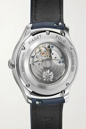 PIAGET Polo Date Automatic 36mm Stainless Steel And Leather Watch