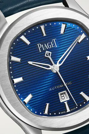 PIAGET Polo Date Automatic 36mm Stainless Steel And Leather Watch