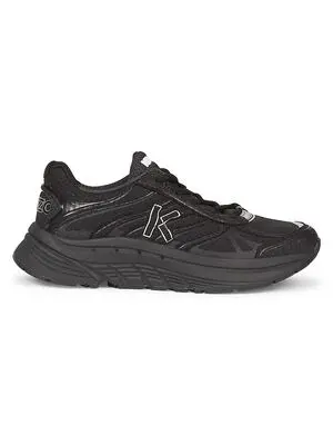 Kenzo Mesh Low-Top Sneakers - Black
