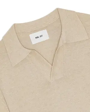 Nn07 Ryan Regular Fit Polo Shirt - Oat