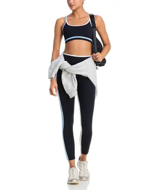 Splits59 Sam Rigor High Rise 7/8 Leggings - Black/skylight