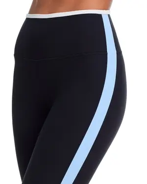 Splits59 Sam Rigor High Rise 7/8 Leggings - Black/skylight