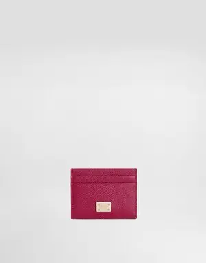 Dolce & Gabbana Dauphine Calfskin Card Holder - Fuchsia