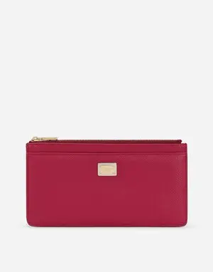 Dolce & Gabbana Large Card Holder With Tag Fuchsia