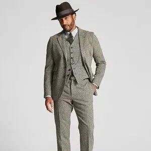 Ralph Lauren Donegal Wool Tweed Suit Jacket