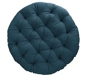 SORRA HOME 48 In Round Velvet Papasan Cushion - One-color