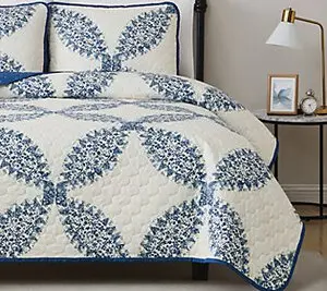 CANNON Abigail King 3 Piece Quilt Set