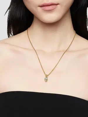 David Yurman Skull Amulet With Full Pavé Diamonds And 18k 19.3mm
